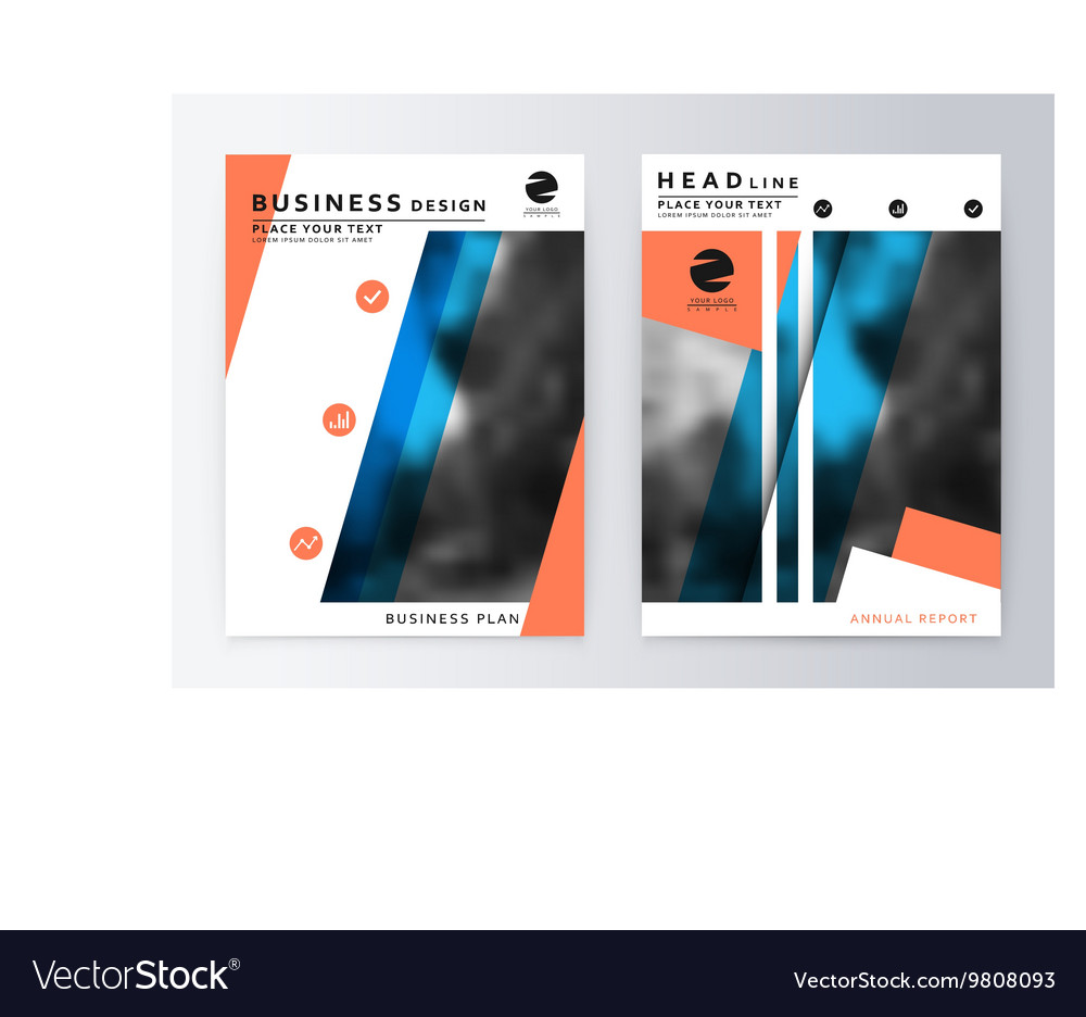 Layout design template Royalty Free Vector Image