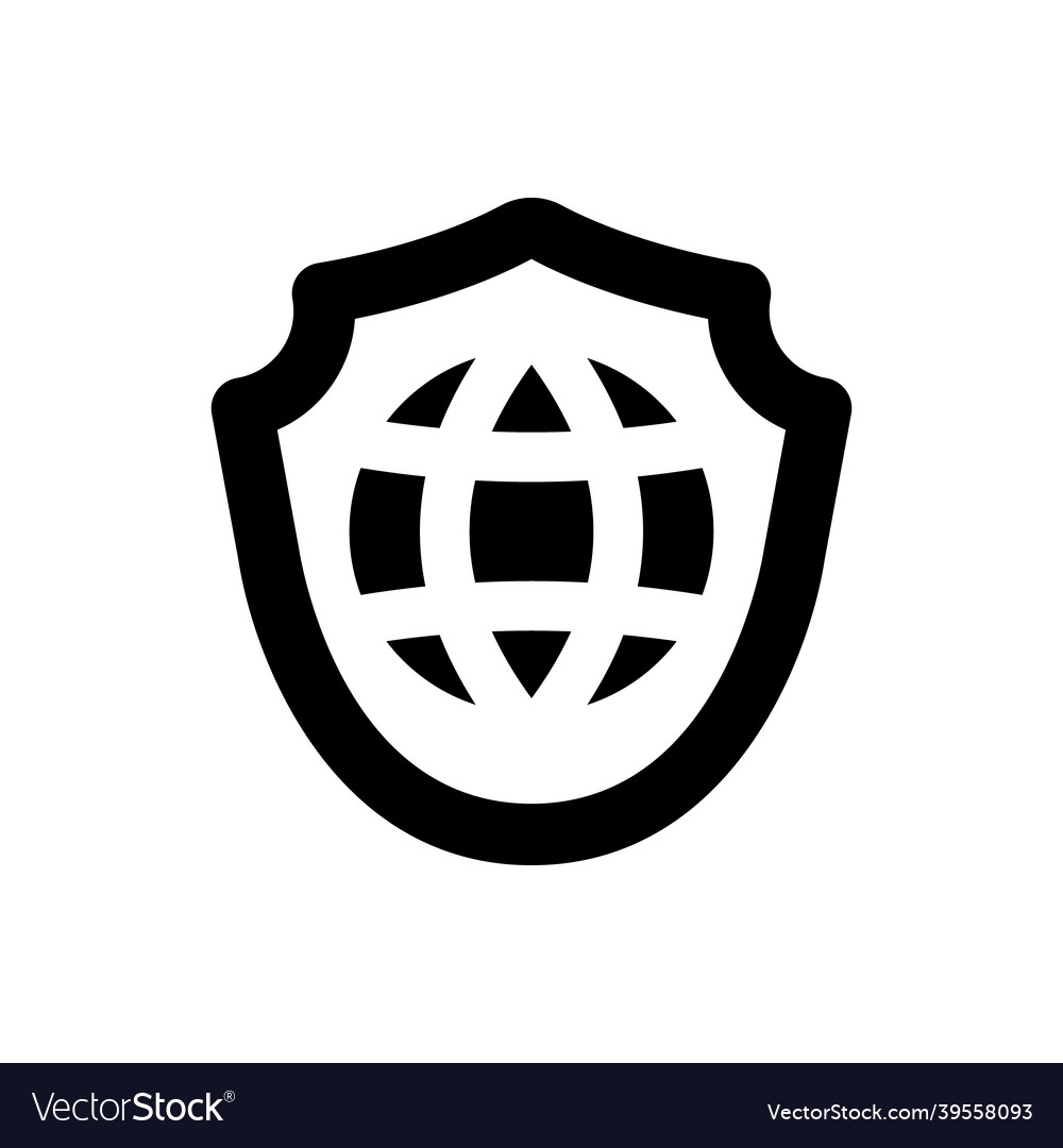 Network security icon Royalty Free Vector Image