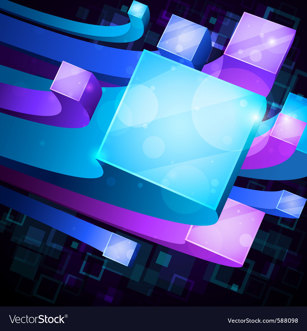 3d abstract background Royalty Free Vector Image