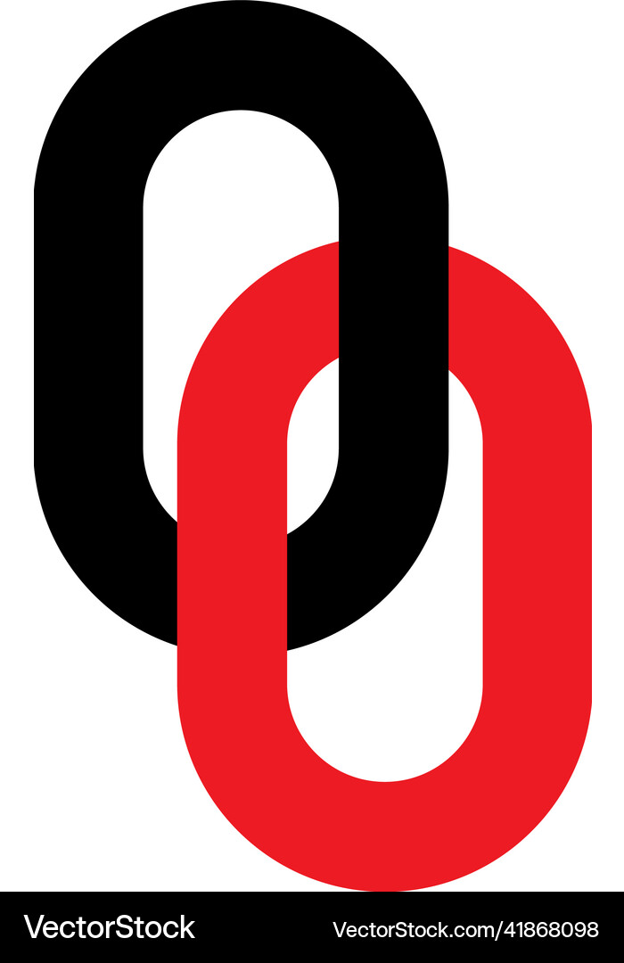 Business corporate chain logo Royalty Free Vector Image