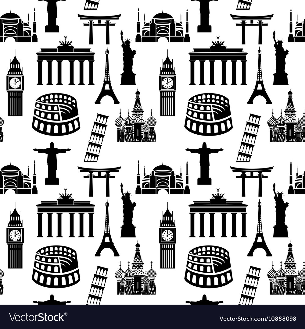 City pattern2 Royalty Free Vector Image - VectorStock