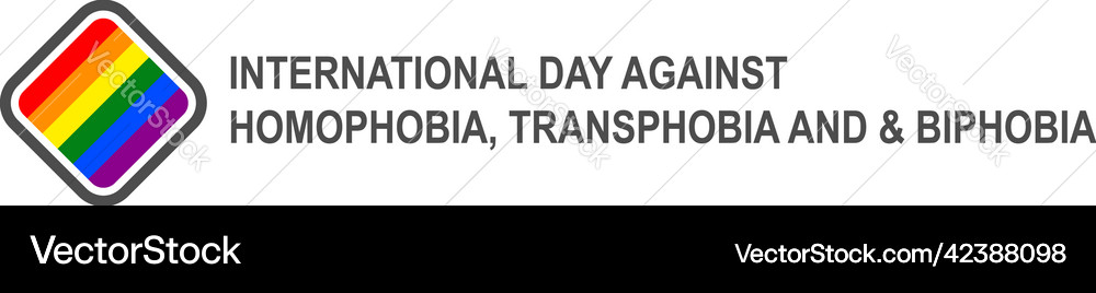 Homophobia transphobia and biphobia icon design Vector Image