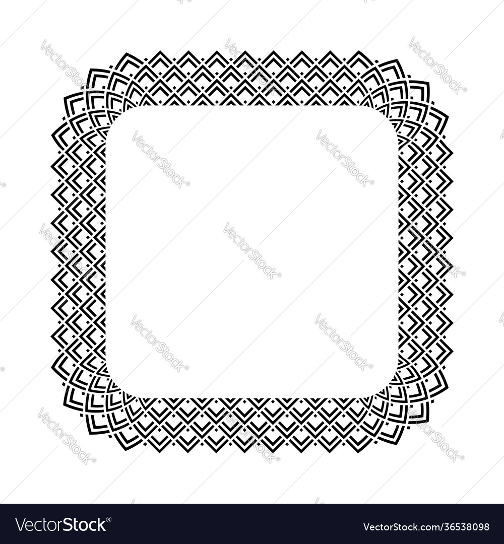 Square frame Royalty Free Vector Image - VectorStock