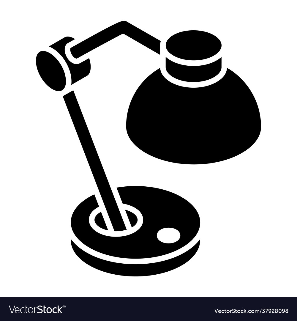 Table lamp Royalty Free Vector Image - VectorStock