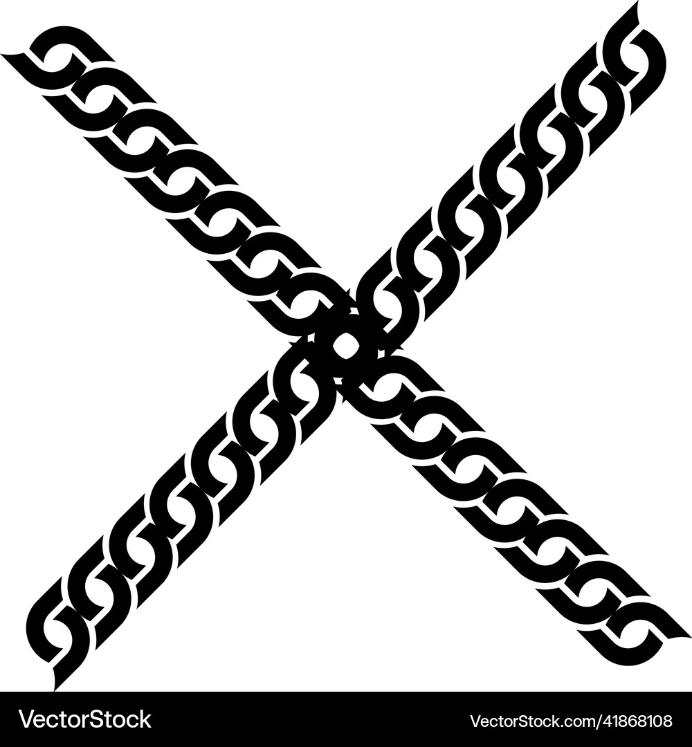 Business corporate chain logo Royalty Free Vector Image