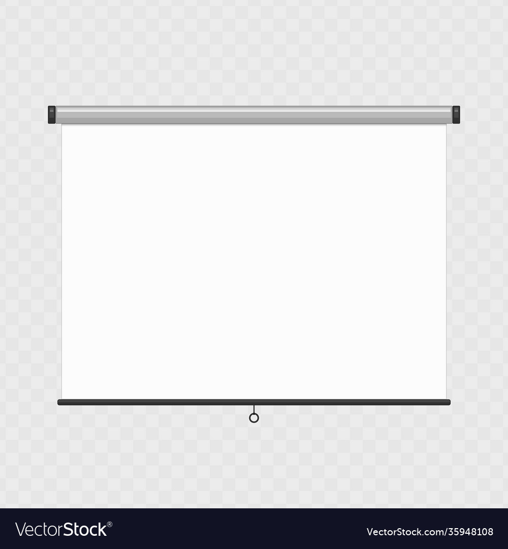 Projection presentation screen Royalty Free Vector Image