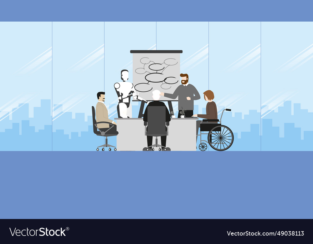 Collaboration process multicultural skill Vector Image