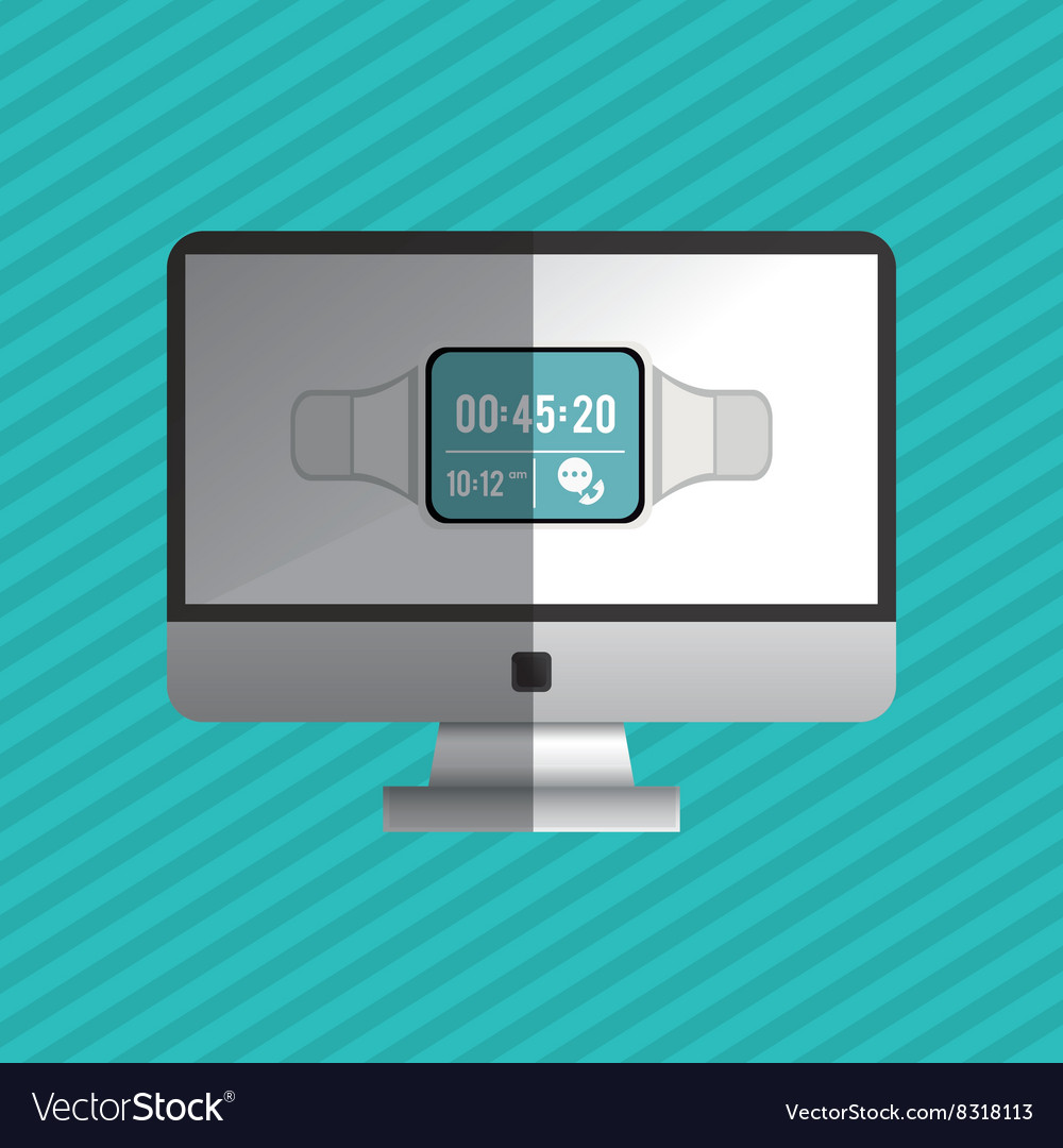Computer icon design Royalty Free Vector Image