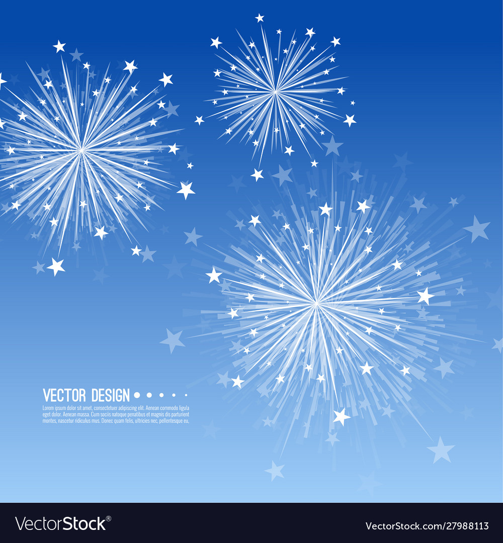 Firework design Royalty Free Vector Image - VectorStock