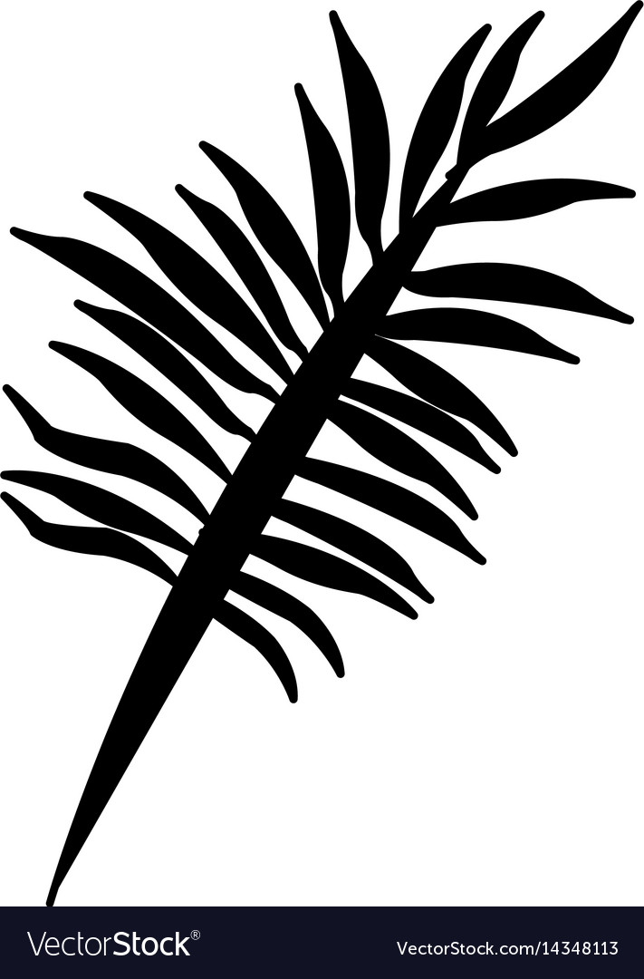 Single leaf icon image Royalty Free Vector Image