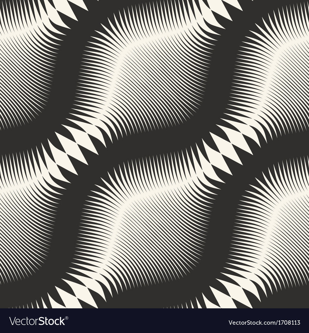 Wavy striped pattern Royalty Free Vector Image