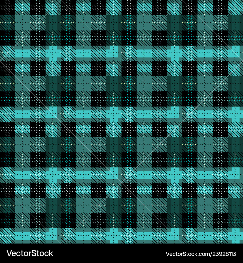 Winter buffalo plaid seamless pattern - classic Vector Image