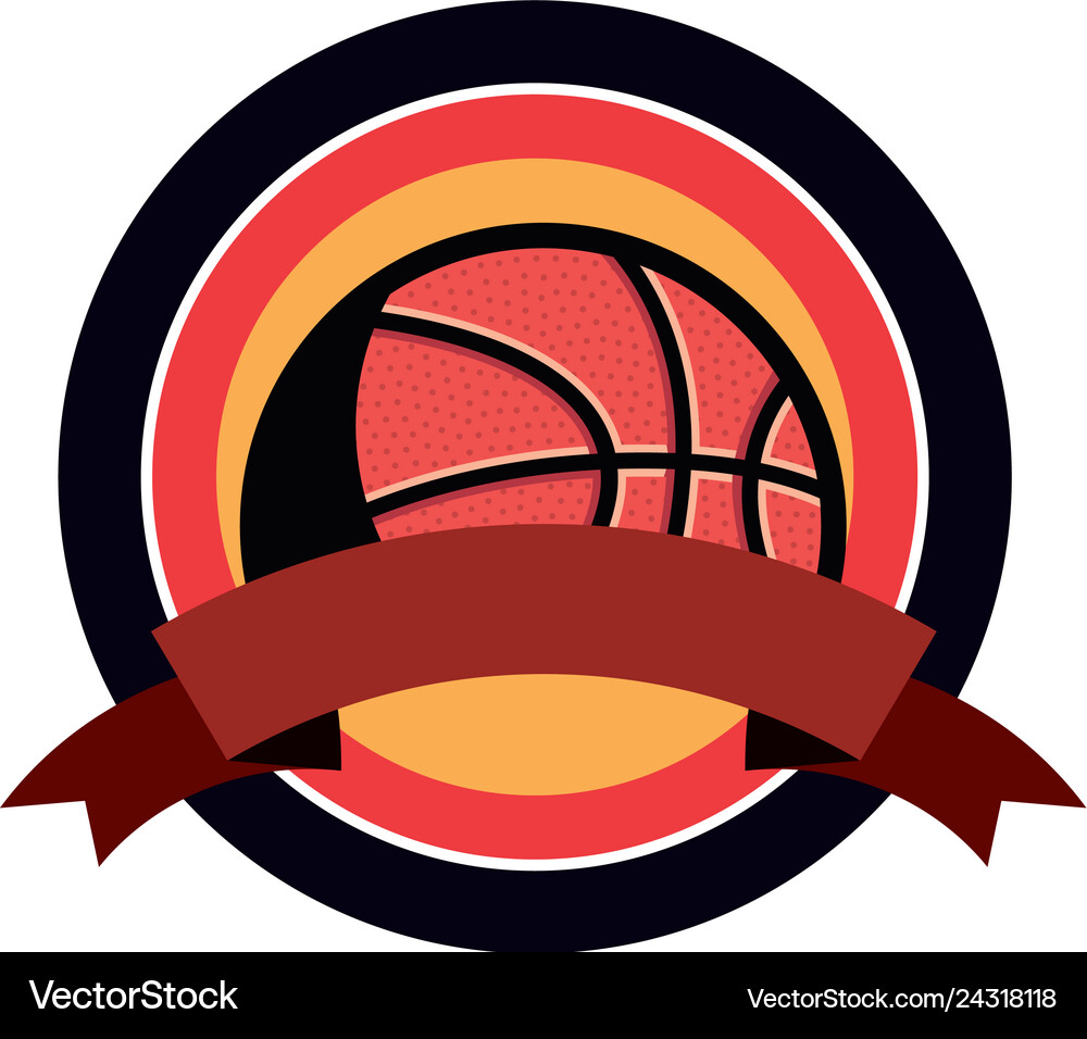 Basketball sport design Royalty Free Vector Image