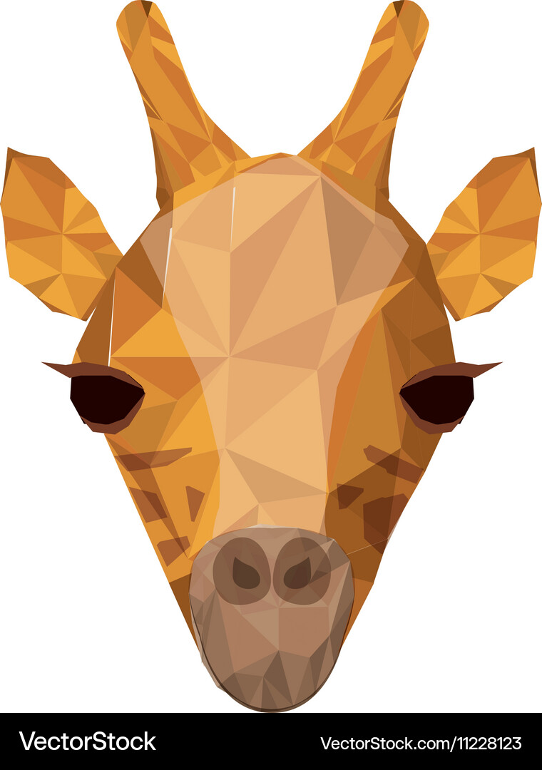 Giraffe animal icon Royalty Free Vector Image - VectorStock