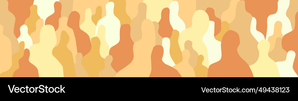 Group of people abstract Royalty Free Vector Image