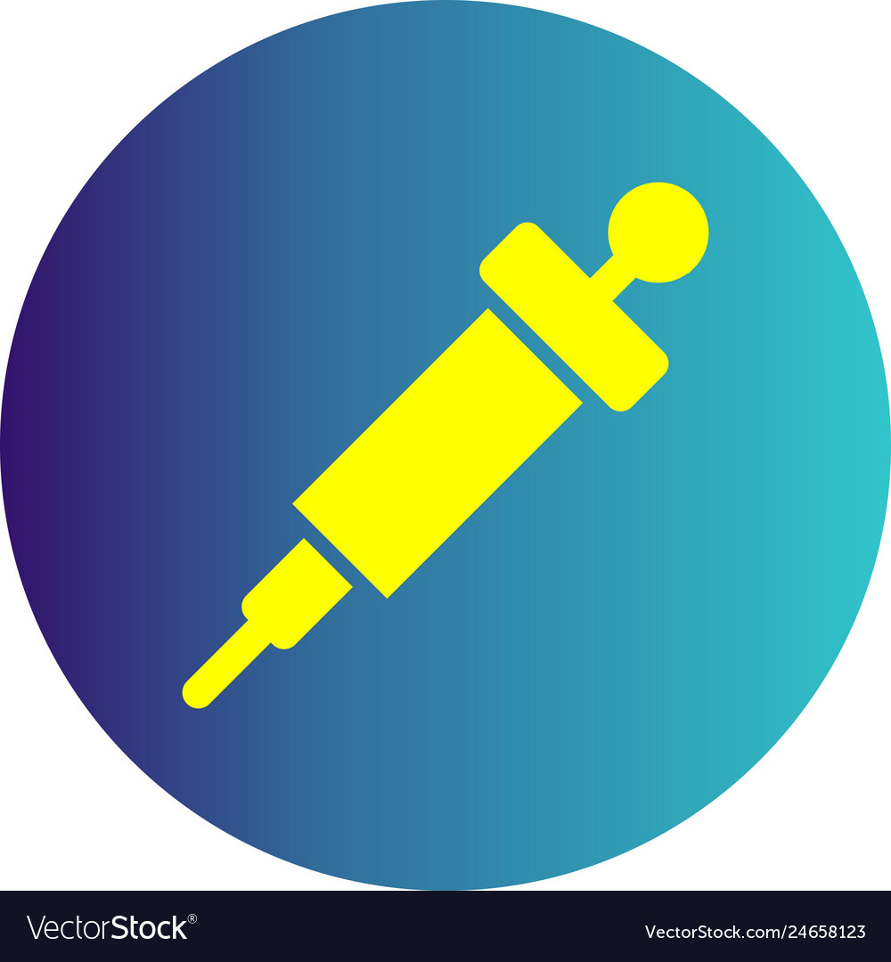 Injection icon Royalty Free Vector Image - VectorStock