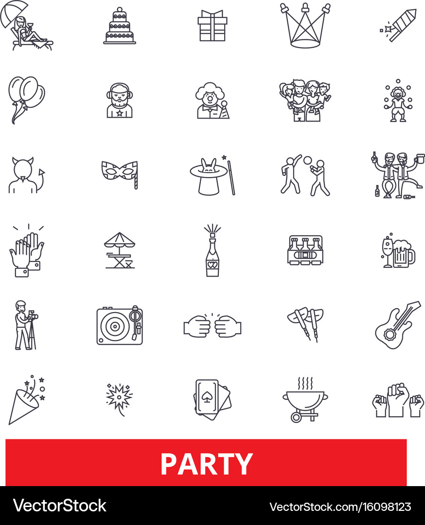Party celebrationholidaydiscoeventfestival Vector Image