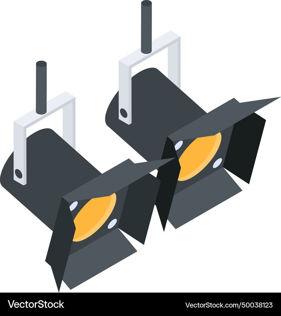 Video production handy isometric icon Royalty Free Vector