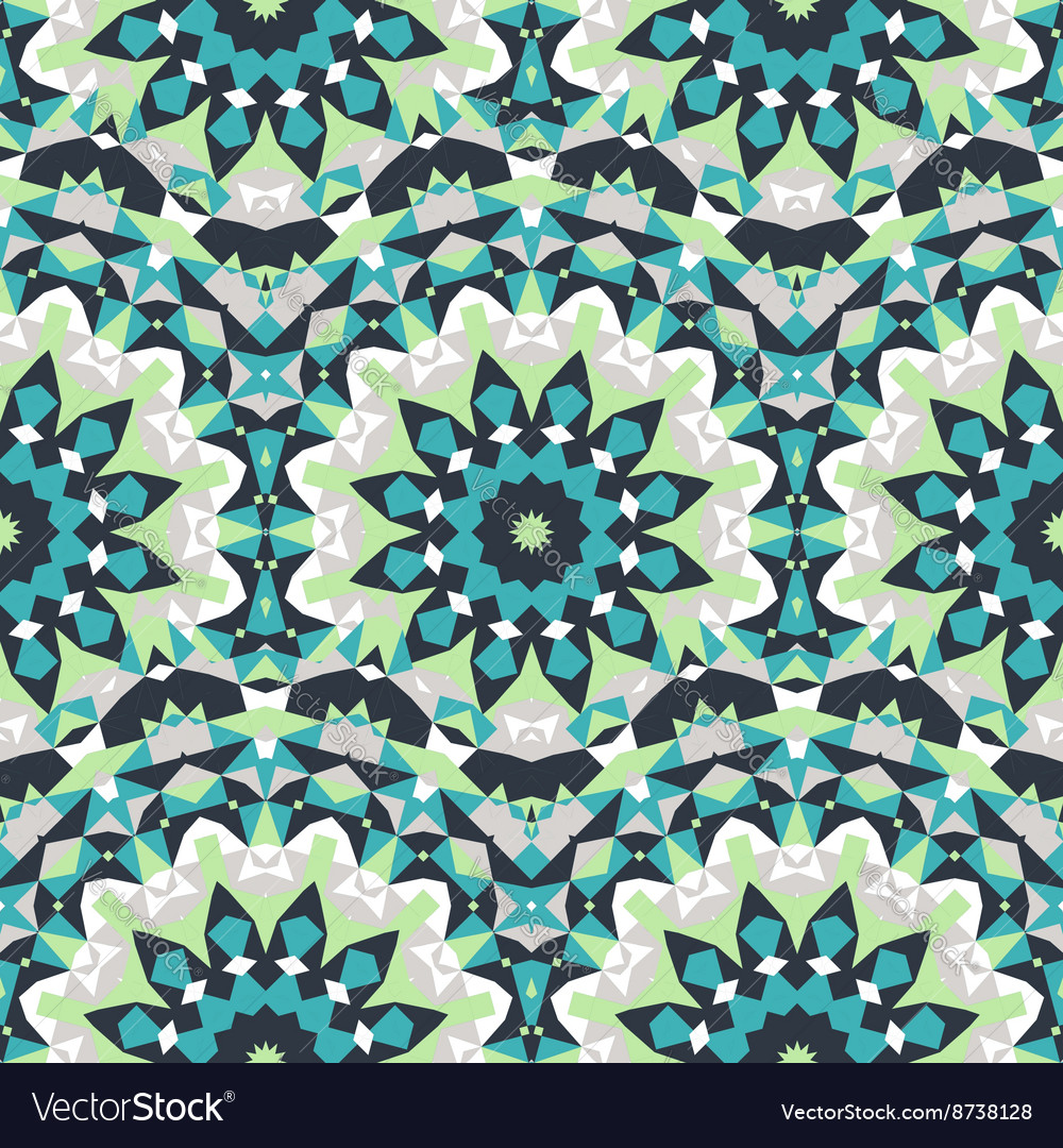 Boho chic colorful pattern Royalty Free Vector Image