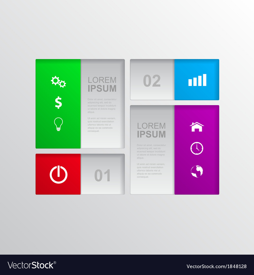 Infographic 2 Royalty Free Vector Image - VectorStock