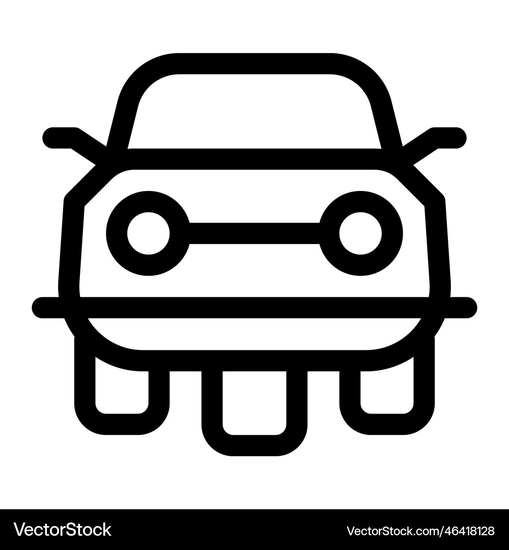 Mid-sized spacious car for travel and trips Vector Image