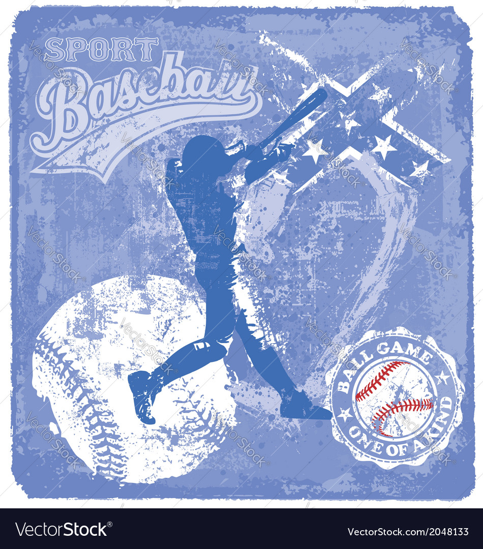 Baseball batter Royalty Free Vector Image - VectorStock