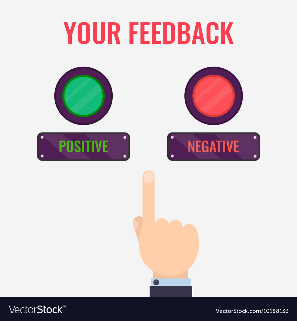 Feedback evaluation concept Royalty Free Vector Image