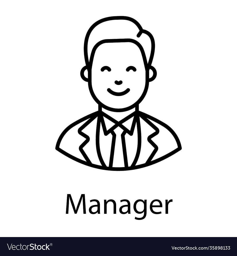 Manager Royalty Free Vector Image - VectorStock