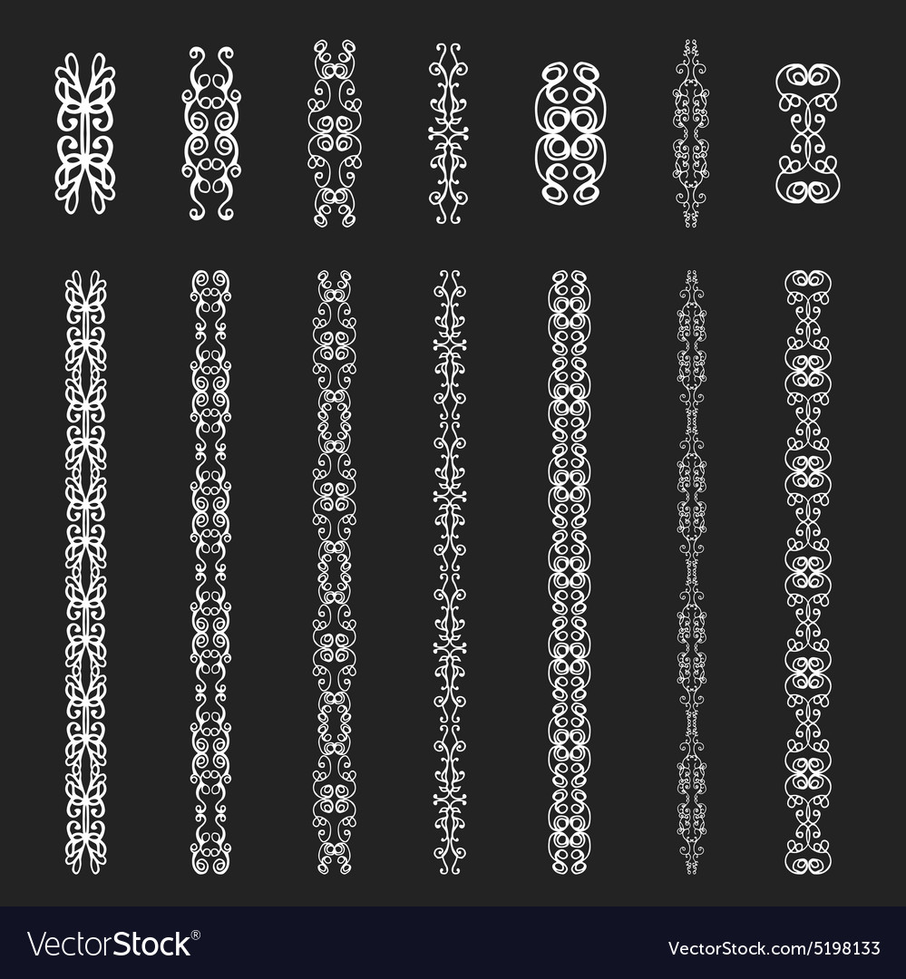 Monogram elements Royalty Free Vector Image - VectorStock