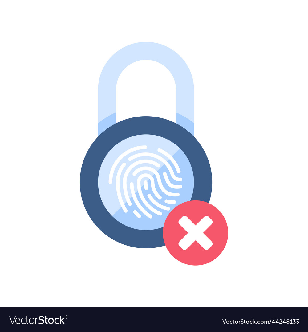 Unlocking the padlock with authentication Vector Image Unlocking the padlock with authentication Vector Image