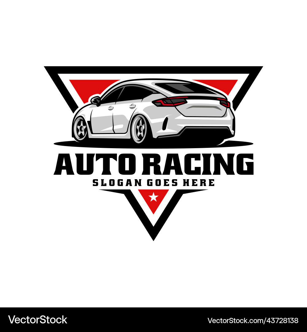 Automotive car logo concept ready made Royalty Free Vector