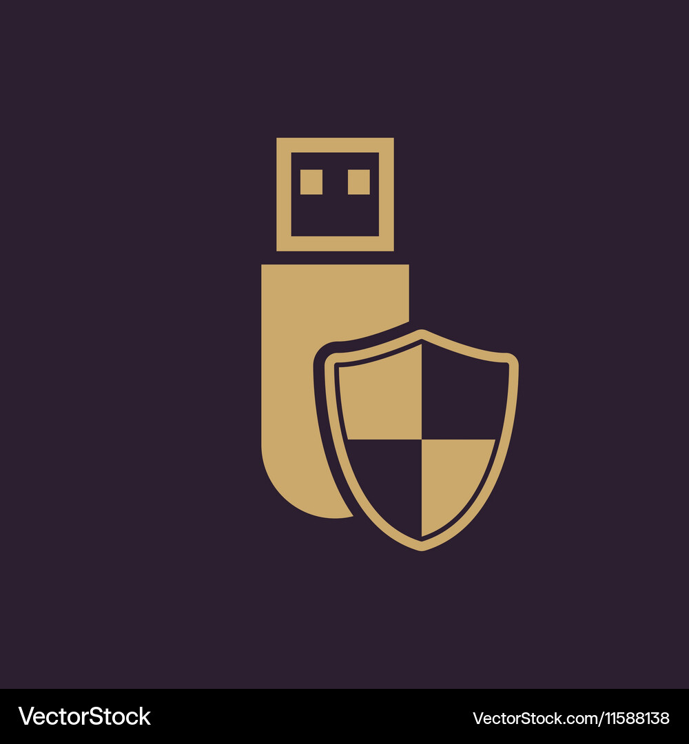 Data protection icon transfer and connection Vector Image
