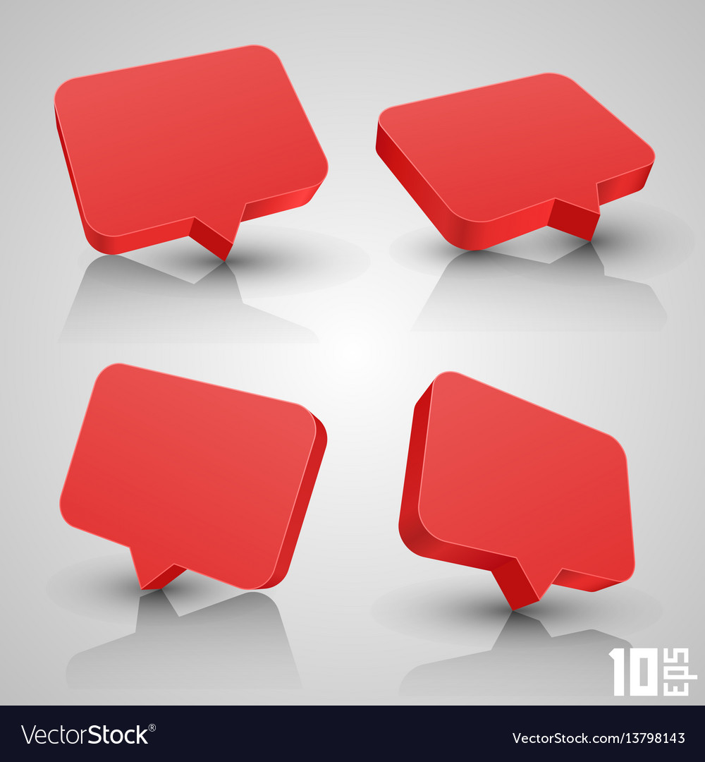Chat set Royalty Free Vector Image - VectorStock