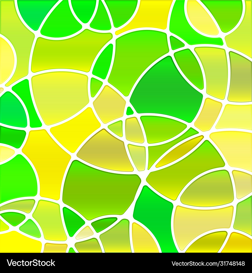 Abstract stained-glass mosaic background Vector Image