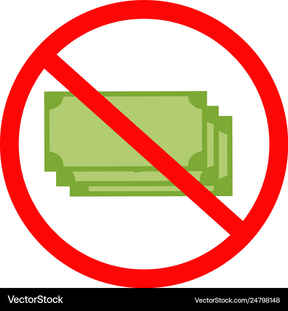 No bank icon on white background flat style Vector Image