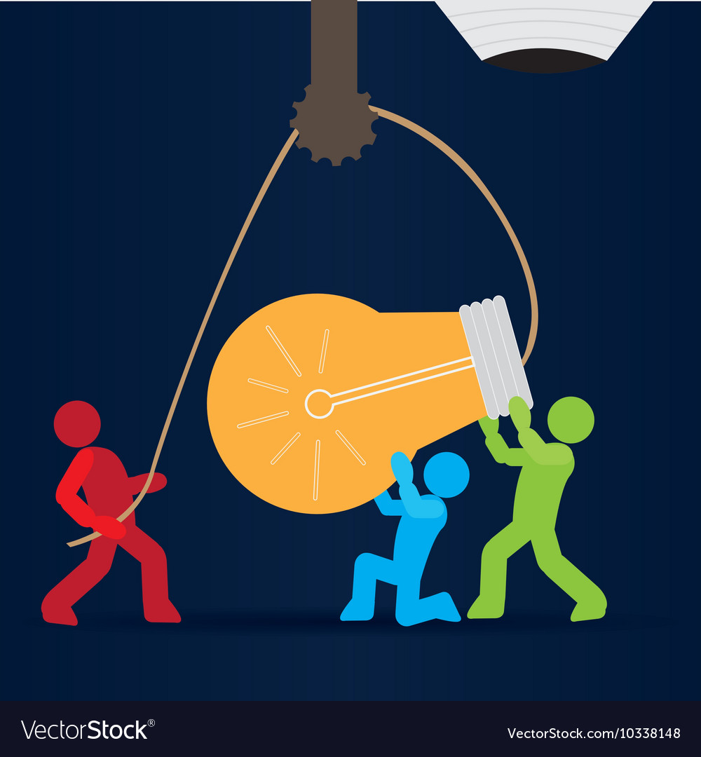 Teamwork Royalty Free Vector Image - VectorStock