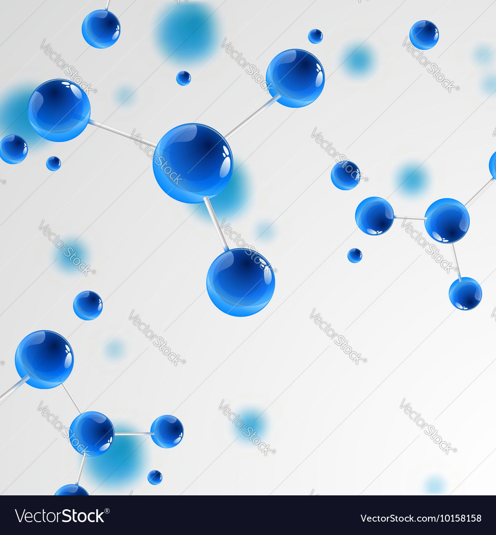 Molecules background Royalty Free Vector Image