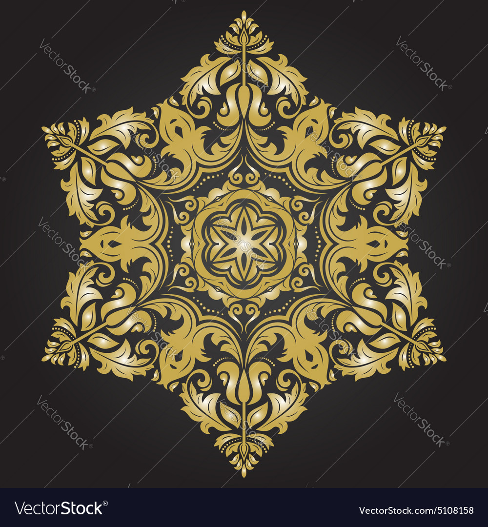 Orient abstract pattern Royalty Free Vector Image