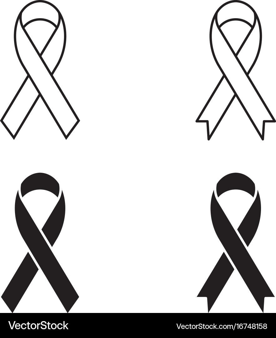 Ribbon sign icons set Royalty Free Vector Image