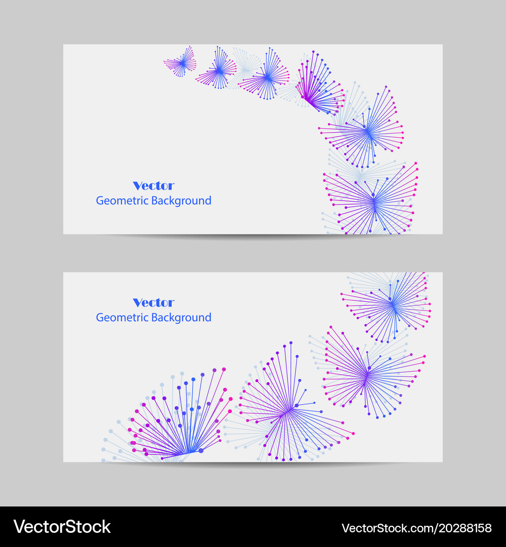 Set of horizontal banners Royalty Free Vector Image