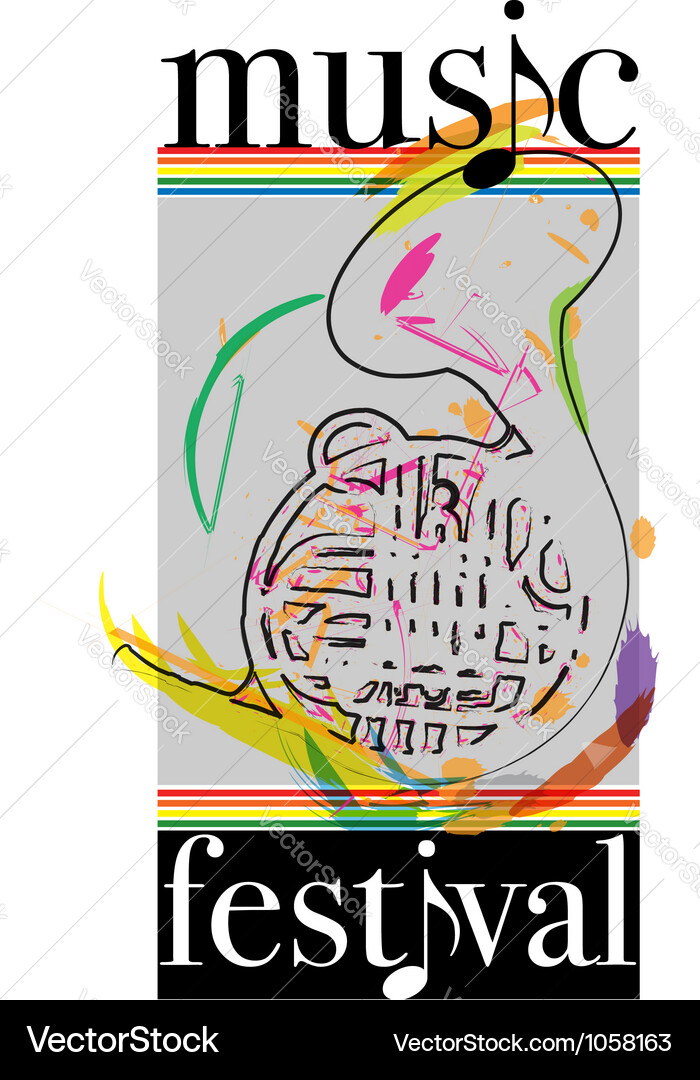 Music festival Royalty Free Vector Image - VectorStock