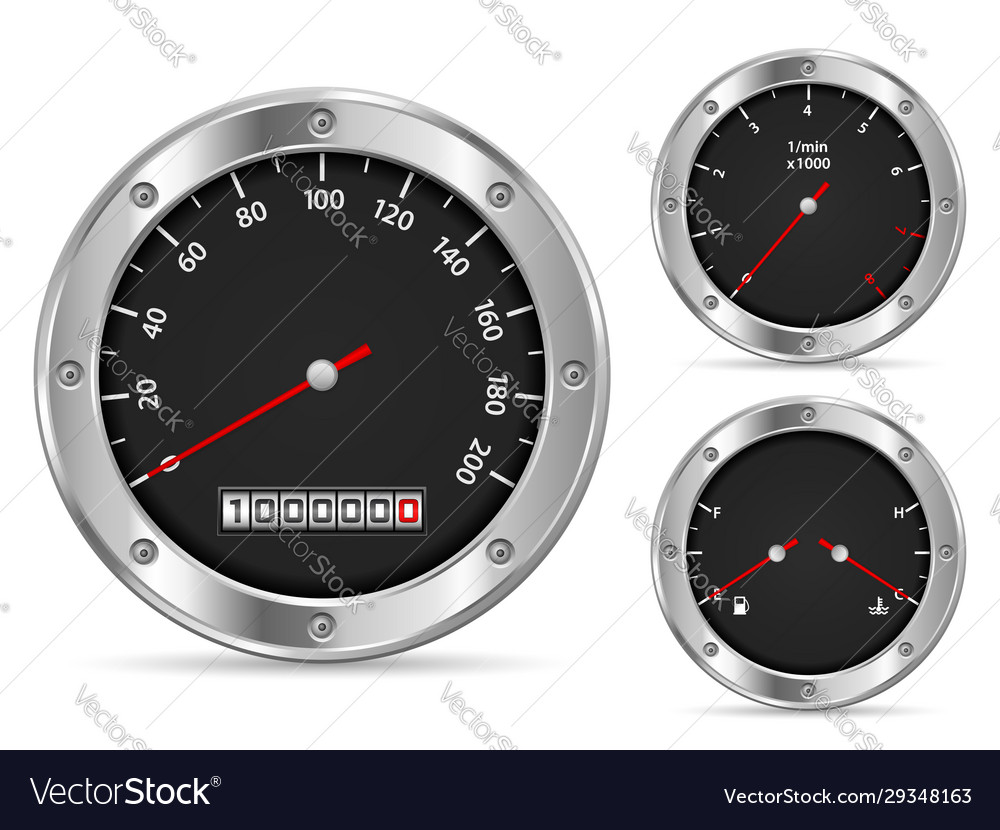 Speedometer Royalty Free Vector Image - VectorStock