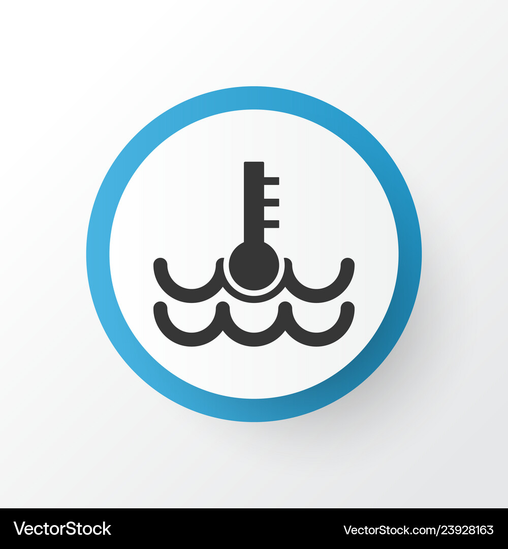 Temperature icon symbol premium quality isolated Vector Image