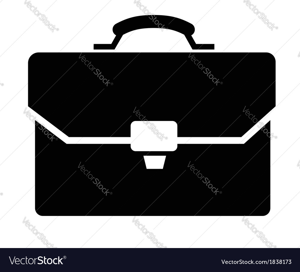 Briefcase icon Royalty Free Vector Image - VectorStock