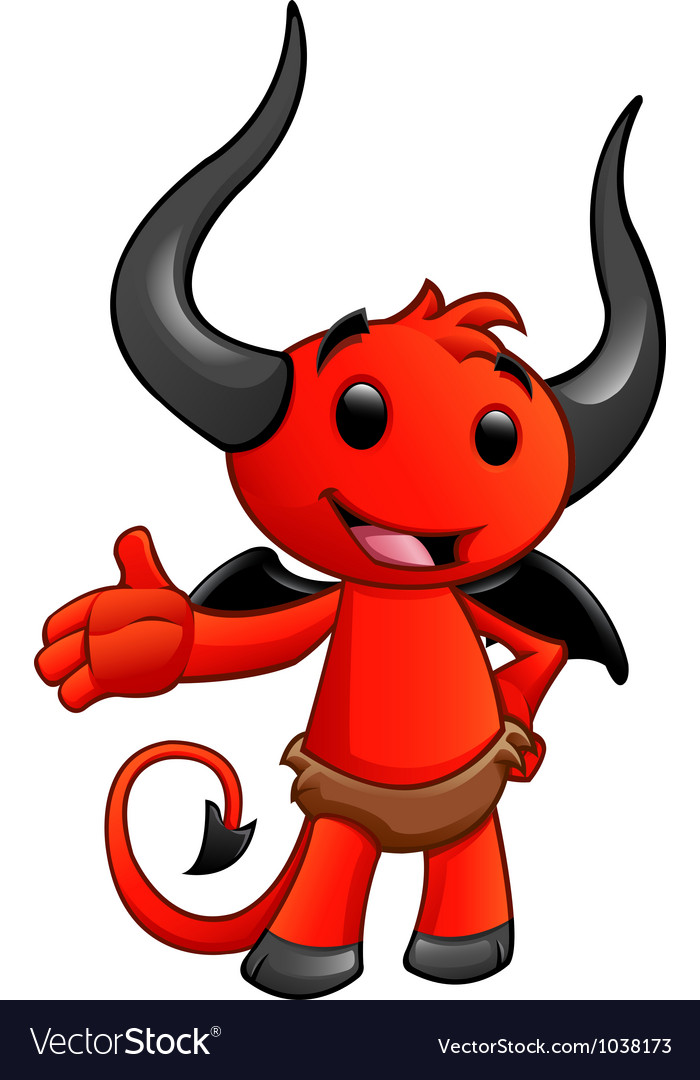 Devil character 9 Royalty Free Vector Image - VectorStock