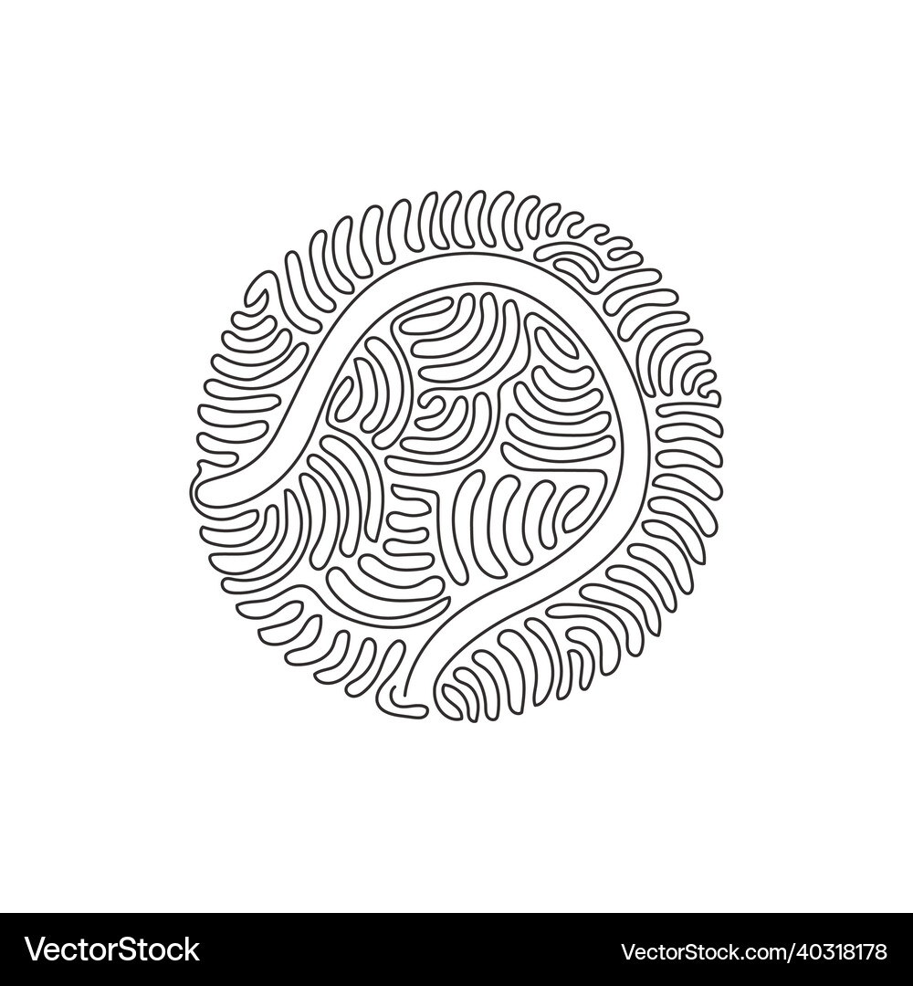 Continuous one line drawing tennis ball game Vector Image