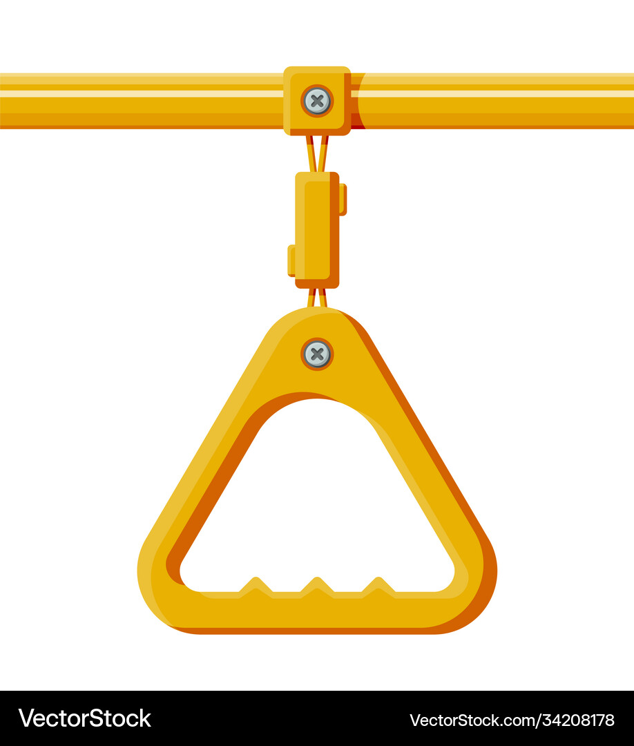 Empty Triangle Handrail Royalty Free Vector Image