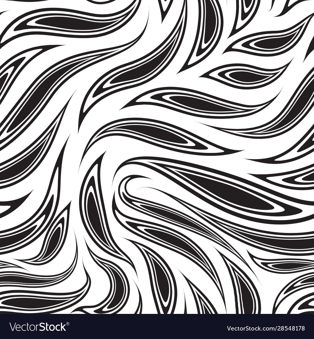 Seamless black pattern cut smooth Royalty Free Vector Image