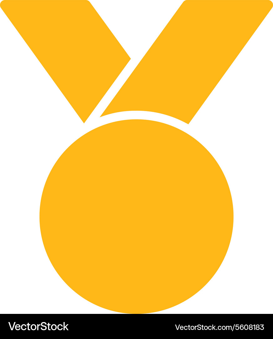 Army medal icon from Competition Success Bicolor Vector Image