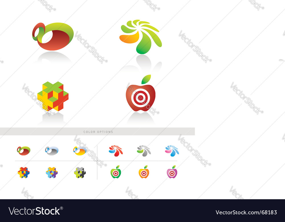 Icon set Royalty Free Vector Image - VectorStock